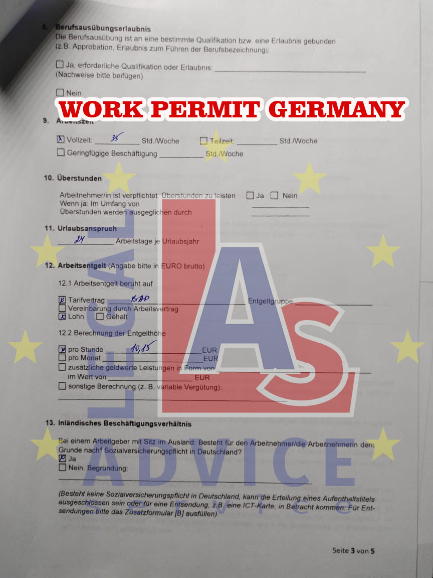 Work permits and visas — Legal Advice Service