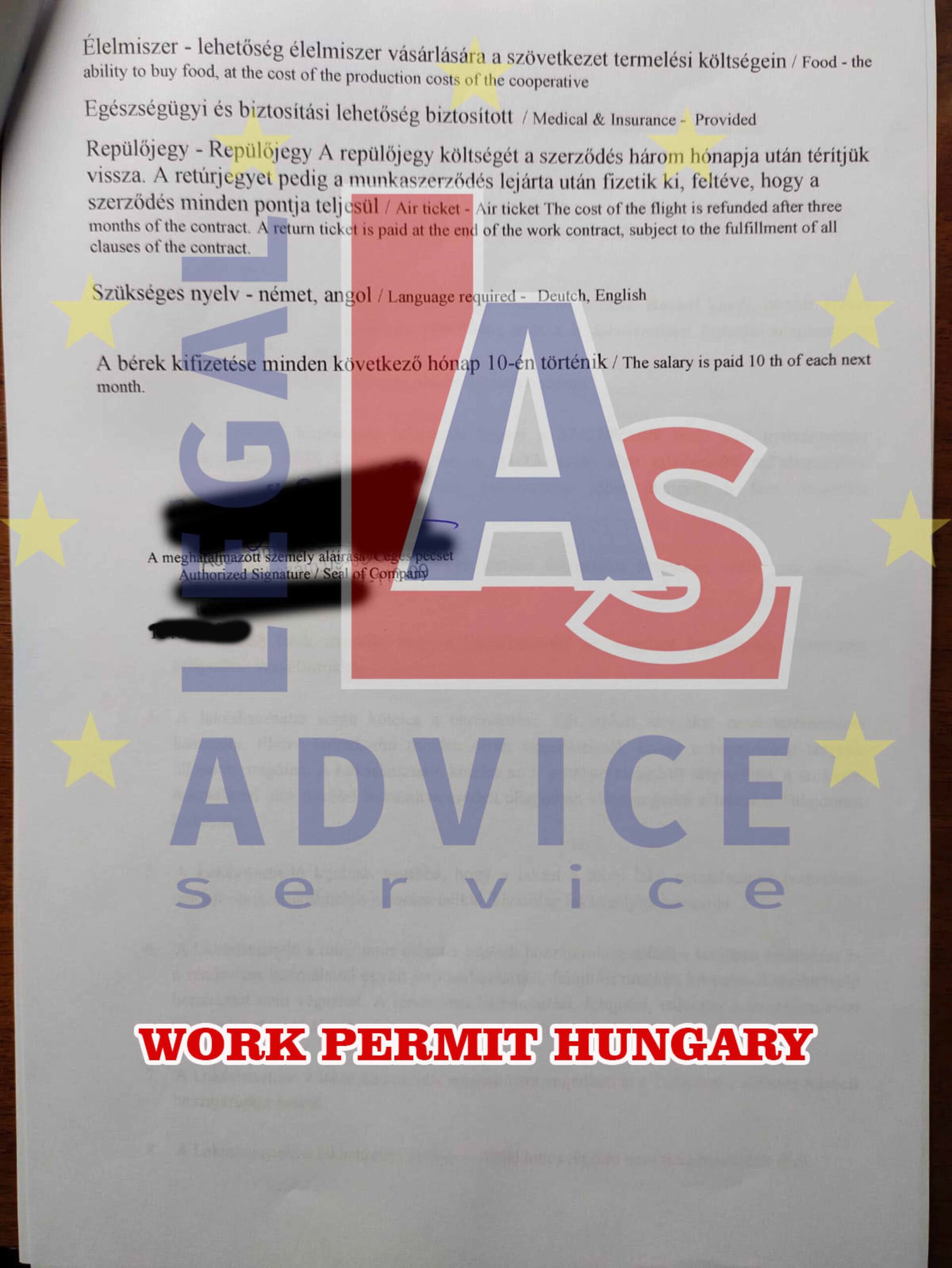 Work permits and visas — Legal Advice Service